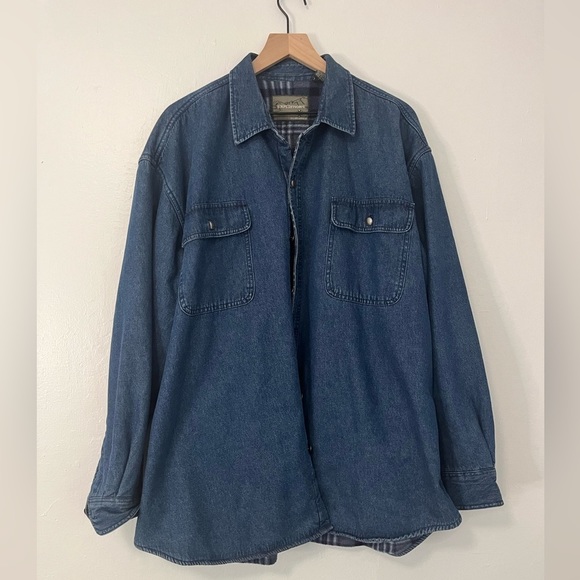 Wrangler | Shirts | Vintage Expeditions Wrangler Button Down Jacket Xl ...